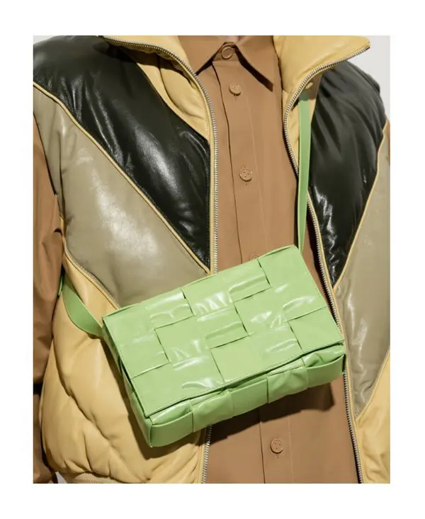 Bottega Veneta Cassette Shoulder Bag - Green