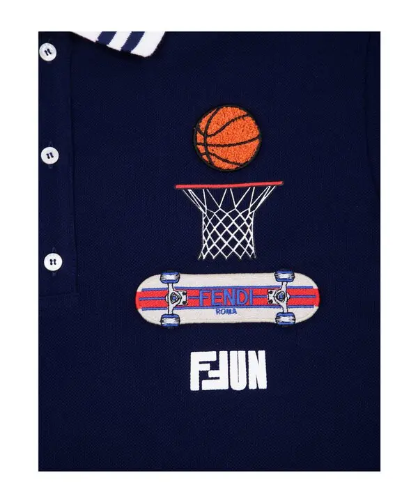 Fendi Short-sleeved Polo Shirt