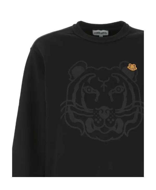 Kenzo Tiger Print Cotton Sweatshirt