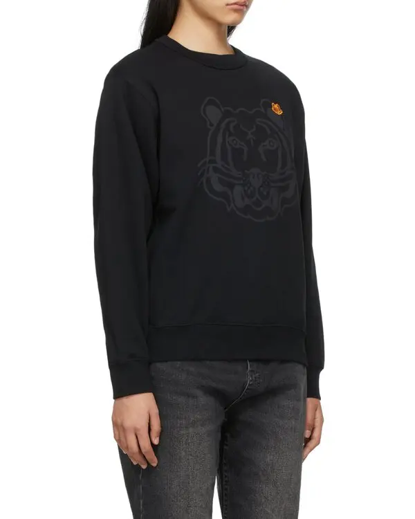 Kenzo Tiger Print Cotton Sweatshirt