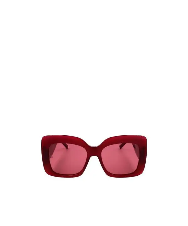 Elie Saab Square Frame Sunglasses - Red