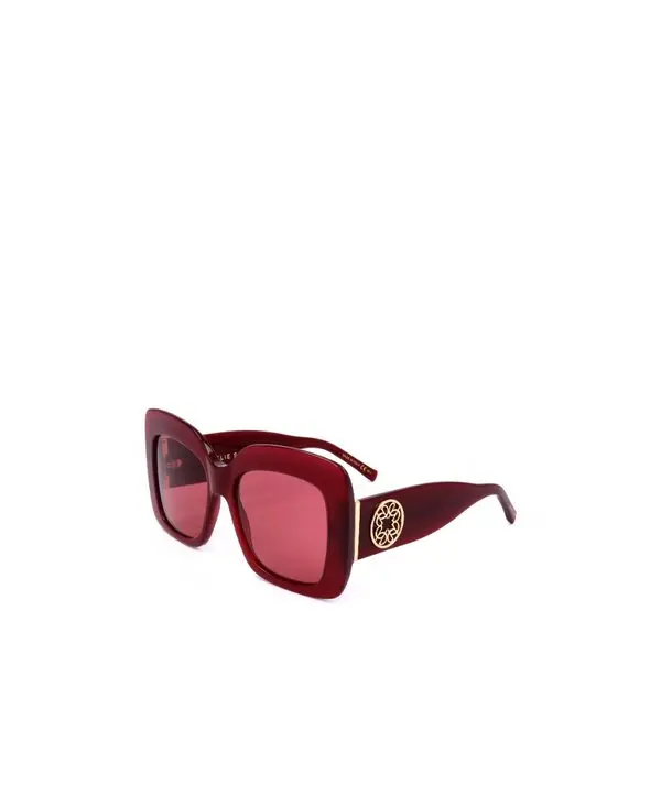 Elie Saab Square Frame Sunglasses - Red