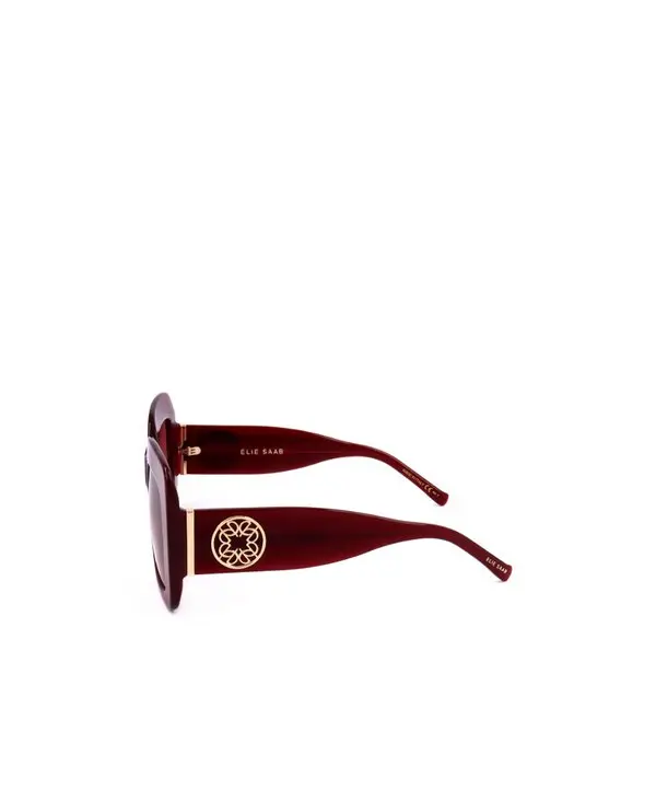 Elie Saab Square Frame Sunglasses - Red