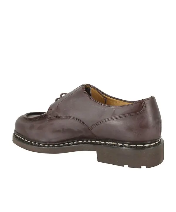 Paraboot Suede Lace-up Derby - Brown