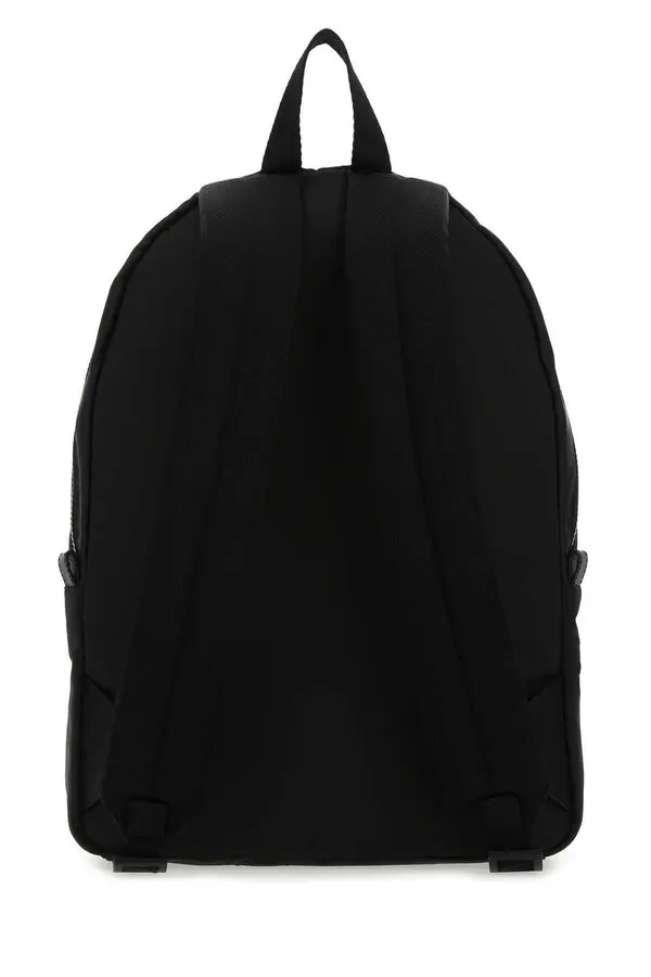 Alexander McQueen Graffiti Logo Backpack - Black