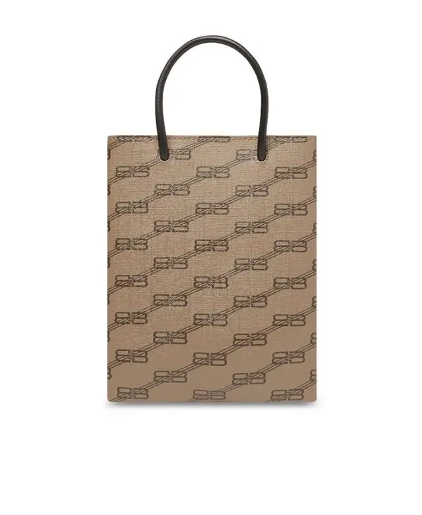 Balenciaga Bb Monogram Printed Tote Bag