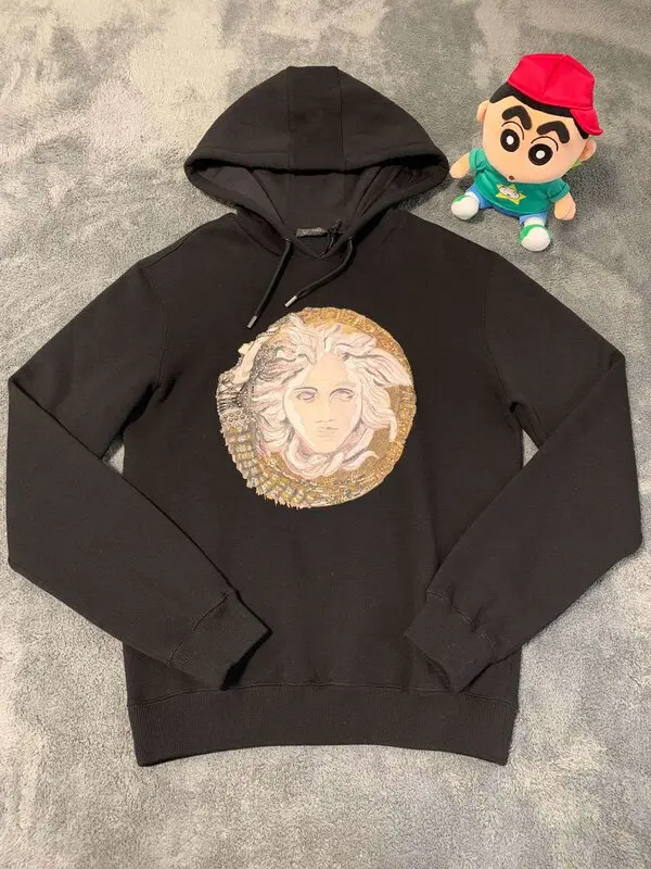 Versace Medusa Hooded Hoodie - Black