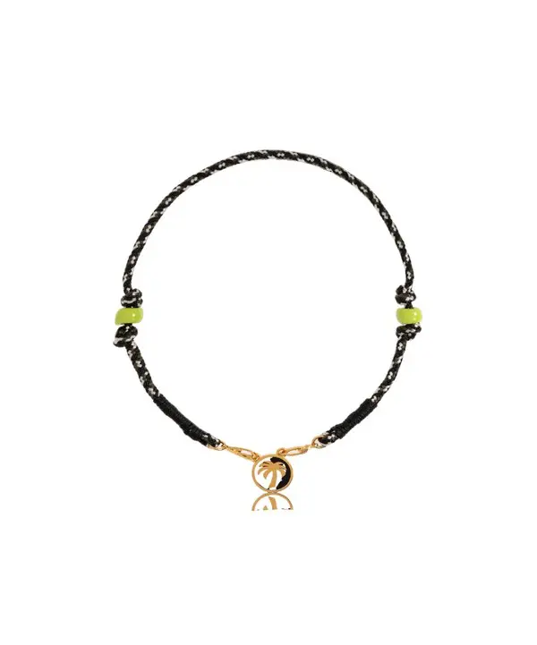 Palm Angels Logo Charm Choker - Black