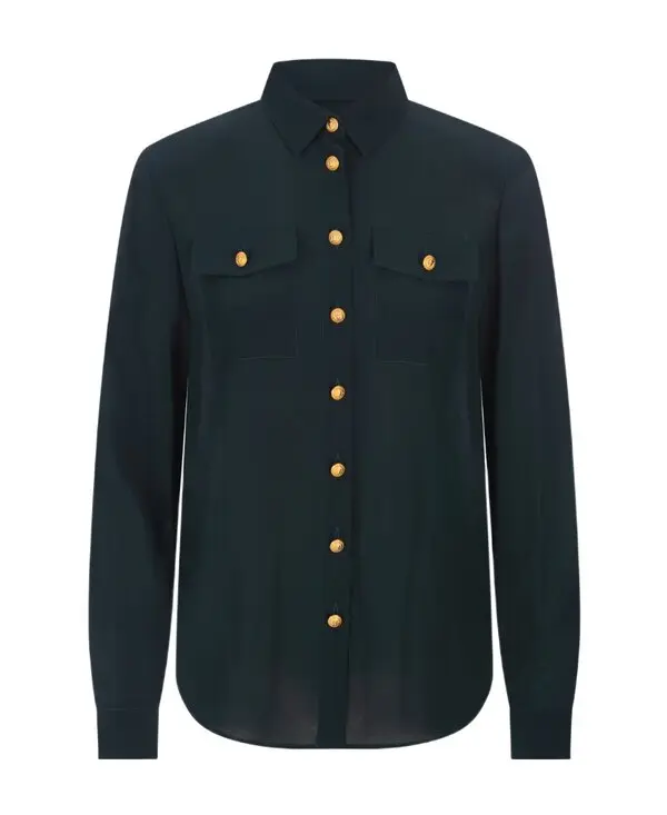 Balmain Long-sleeved Button-up Shirt