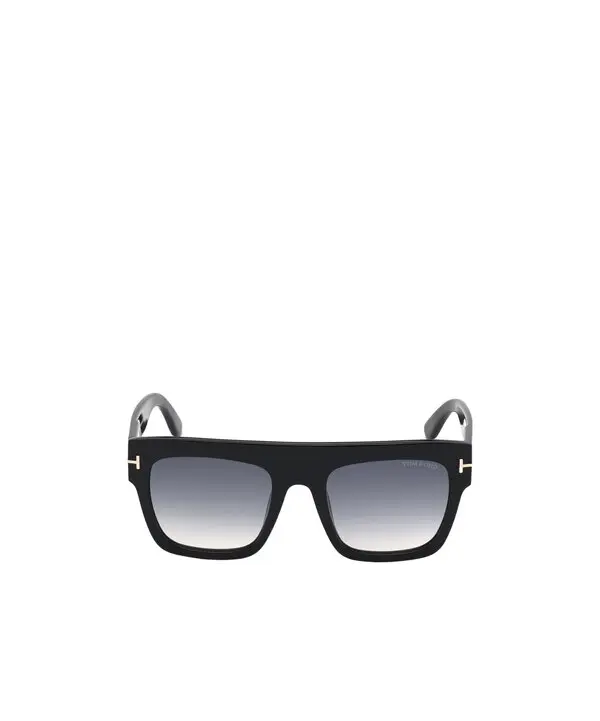 TOM FORD Renee Square Frame Sunglasses - Gray