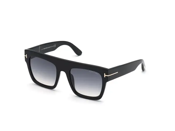 TOM FORD Renee Square Frame Sunglasses - Gray