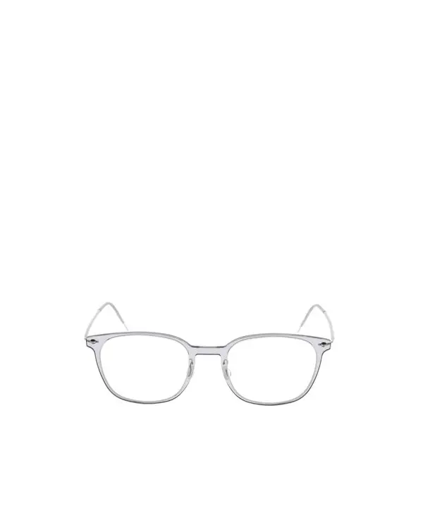 LINDBERG Oval Frame Eyeglasses - White