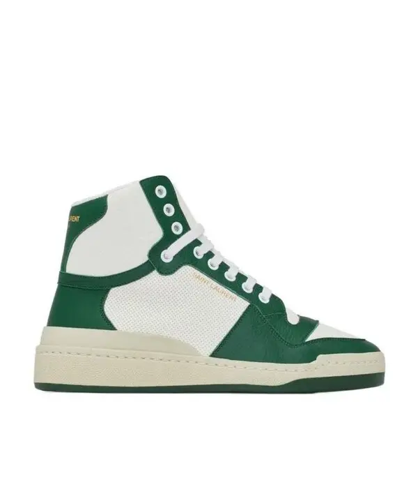 Saint Laurent Sl/24 Mid-top Sneakers - White