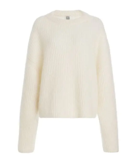 TOTEME Crewneck Ribbed Jumper