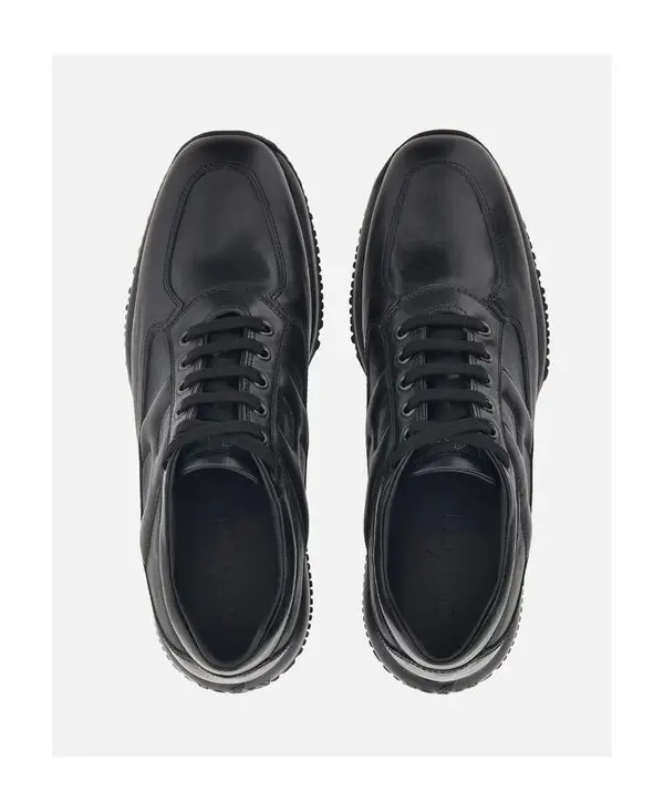 Hogan Round-toe Lace-up Sneakers