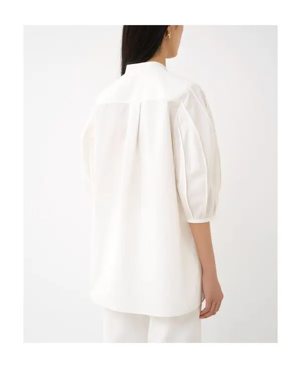Chloé Tie-detailed Tunic Shirt - Cream