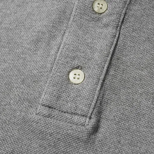 Maison Kitsuné Long-sleeved Polo Shirt