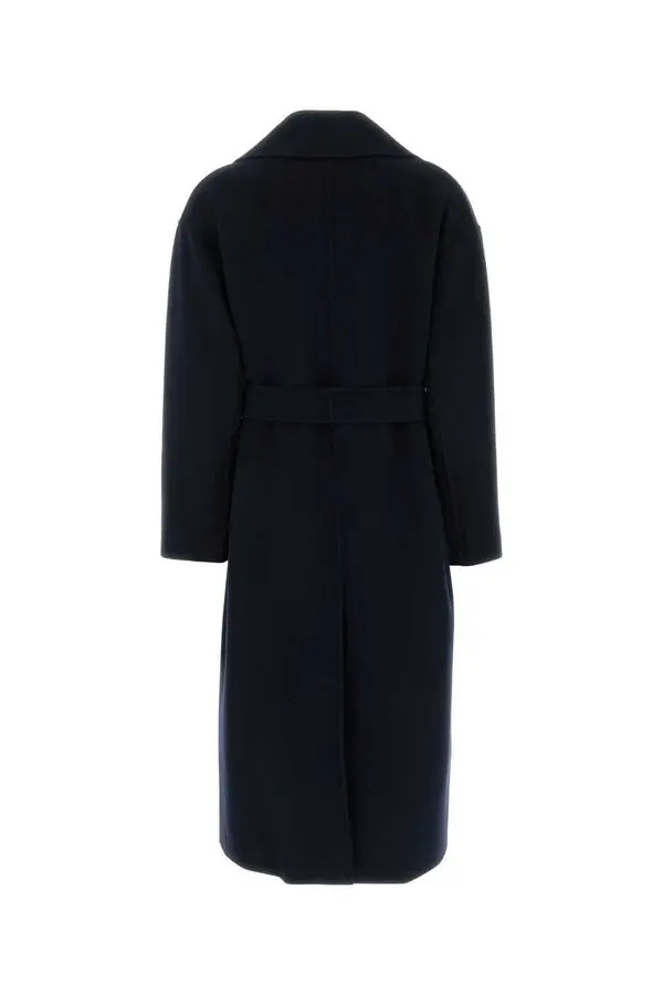Max Mara Hobby Long Coat - Midnight Blue