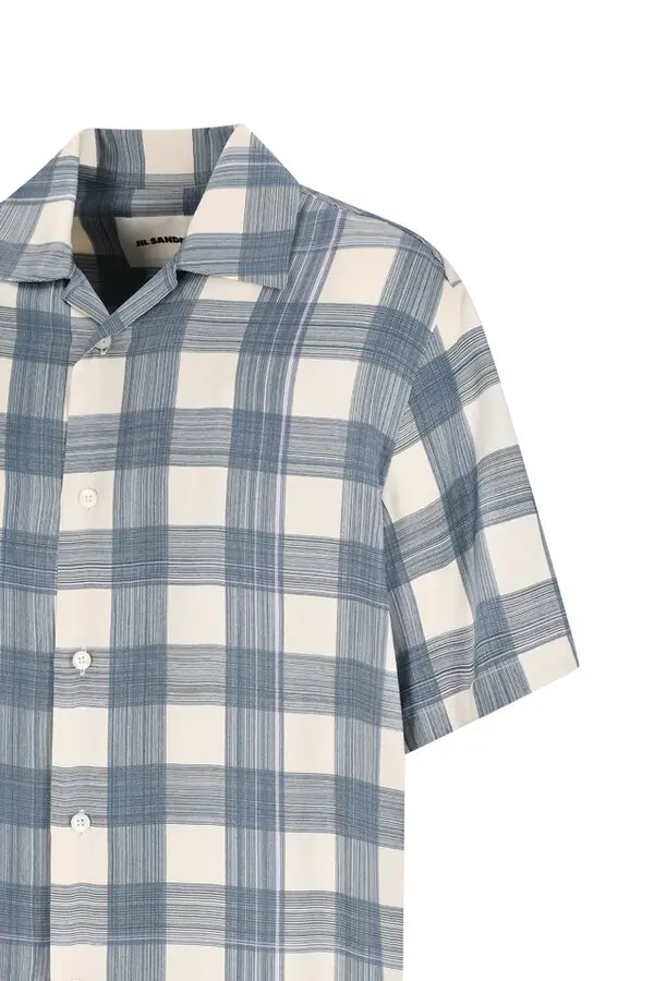 JIL SANDER Checked Button-up Shirt