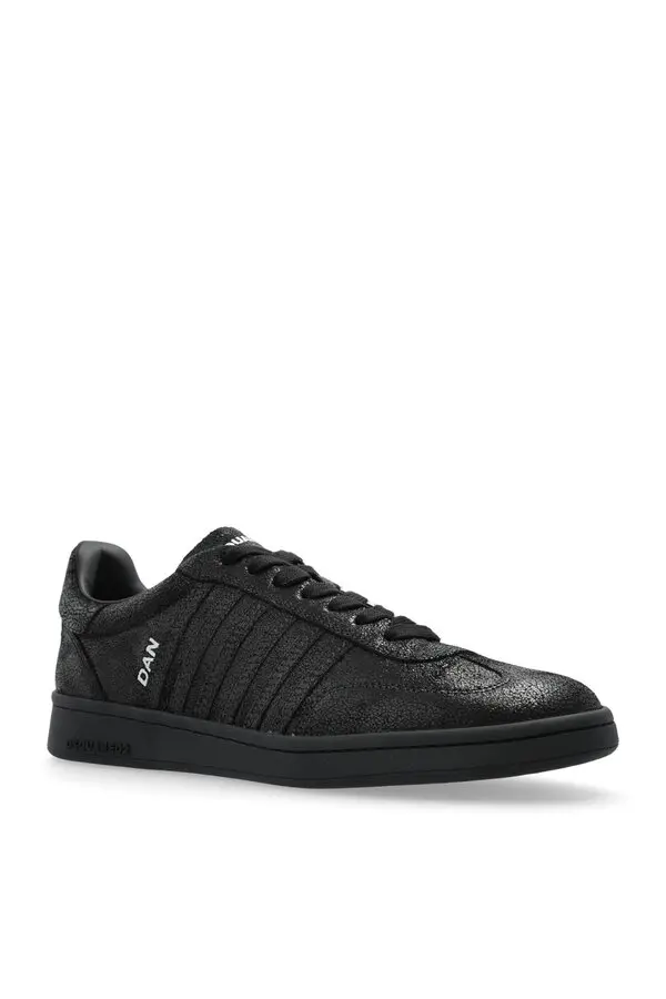 Dsquared2 Boxer Low Up Sneakers - Black