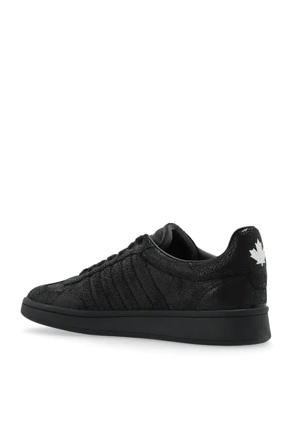Dsquared2 Boxer Low Up Sneakers - Black