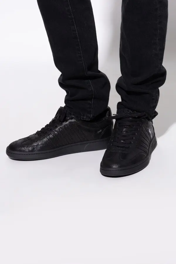 Dsquared2 Boxer Low Up Sneakers - Black