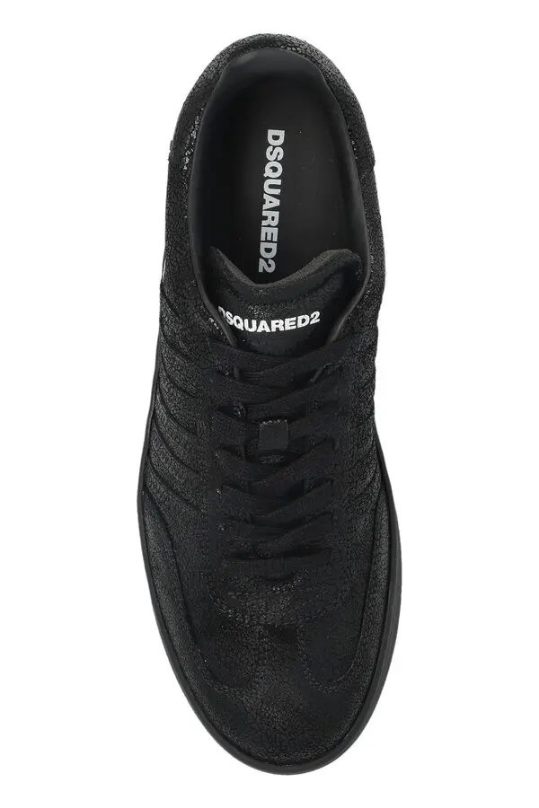 Dsquared2 Boxer Low Up Sneakers - Black