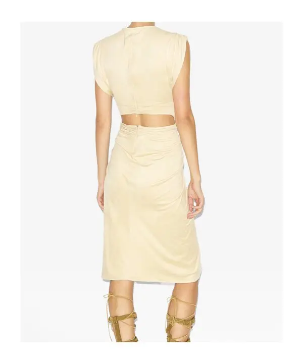 Isabel Marant Étoile Sirena V-neck Draped Dress