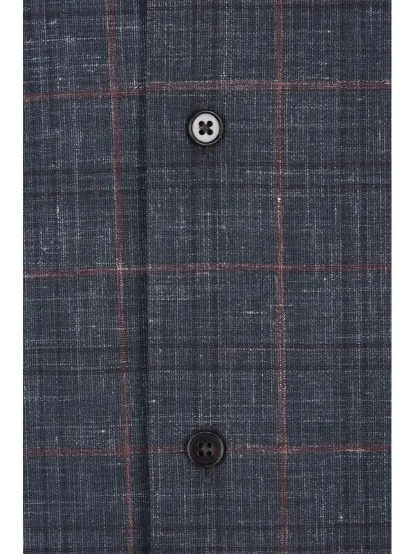 JIL SANDER Checked Buttoned Shirt