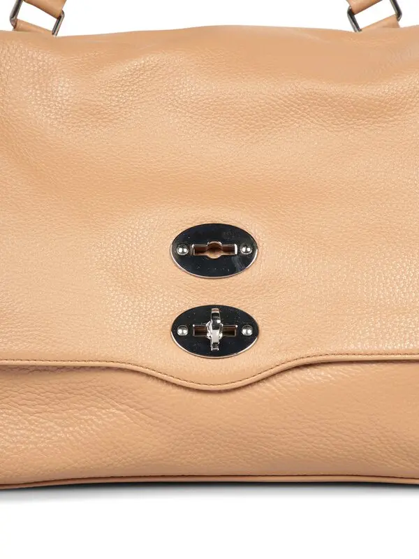 ZANELLATO Postina Rivet Shoulder Bag - Nude