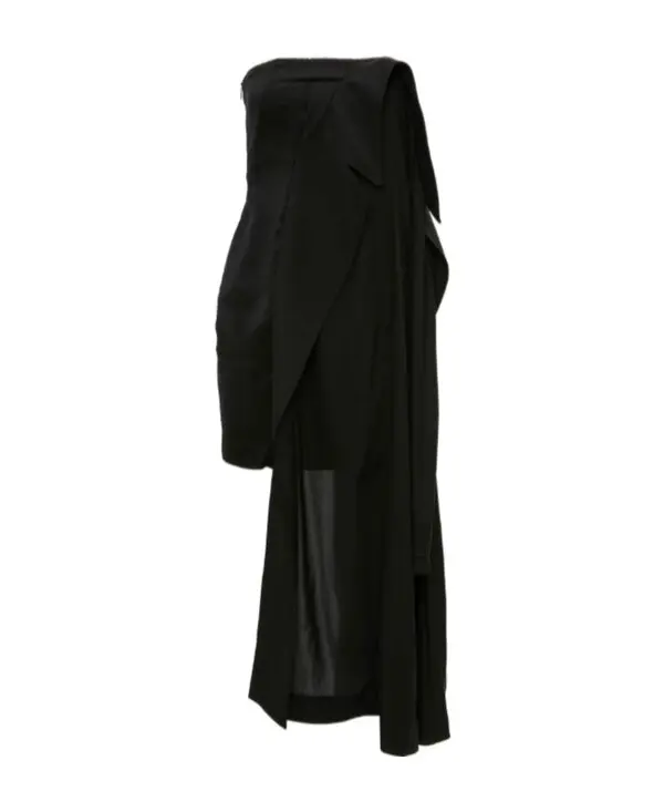 J.W.ANDERSON Jw Anderson Trench Bandeau Dress - Black