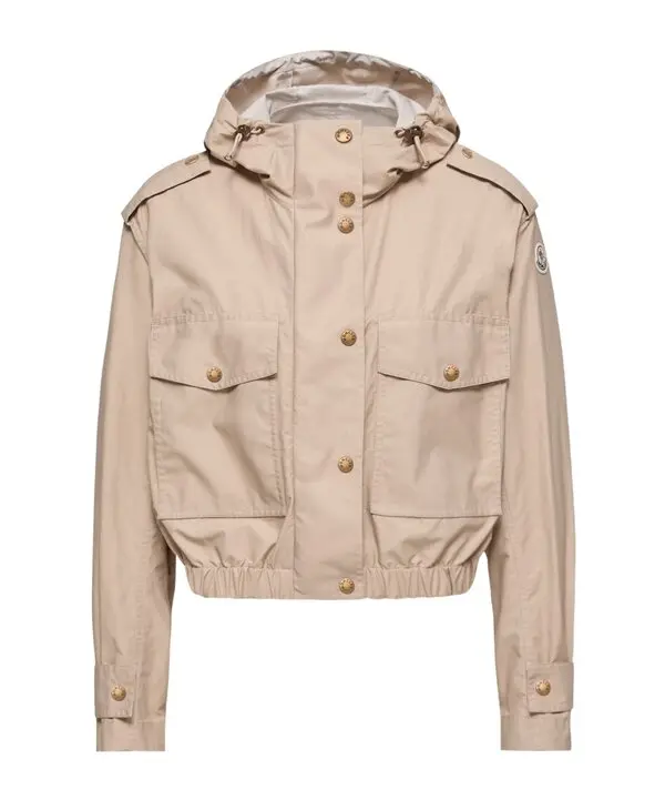 Moncler Hooded Poplin Jacket