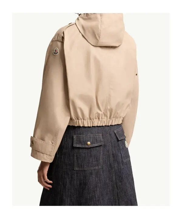 Moncler Hooded Poplin Jacket