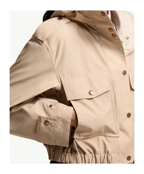 Moncler Hooded Poplin Jacket