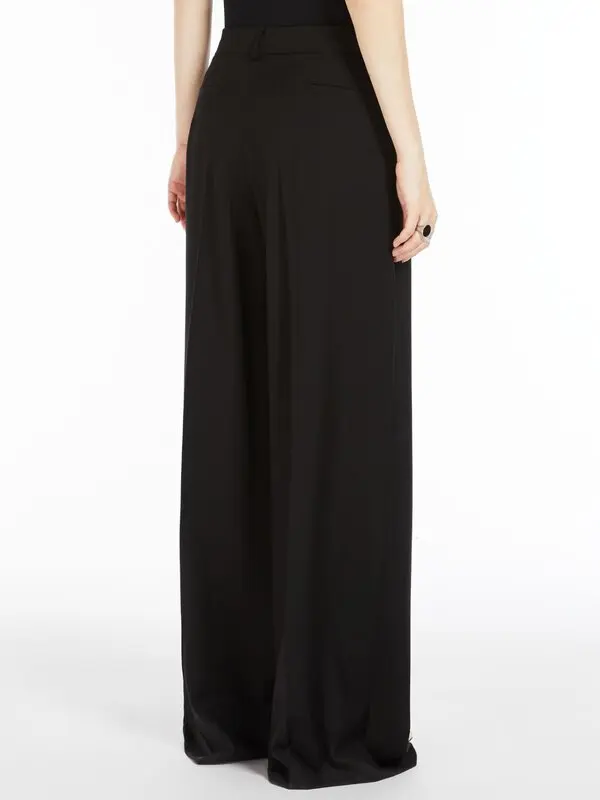 Sportmax Button Detailed Wide Leg Pants