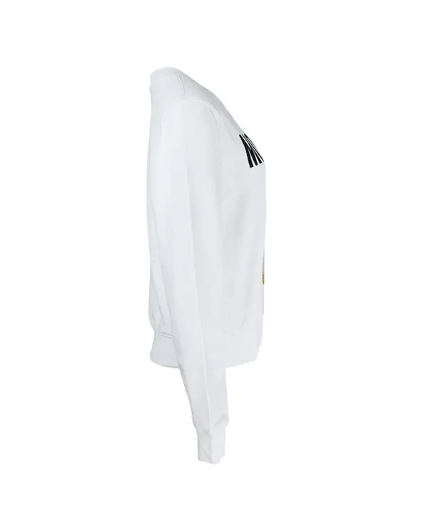 Moschino Teddy Mirror Crewneck Sweatshirt - White
