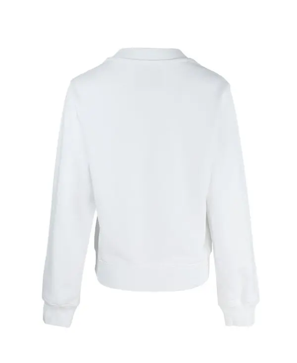 Moschino Teddy Mirror Crewneck Sweatshirt - White