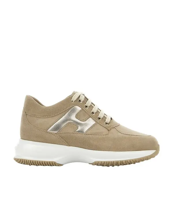 Hogan Interactive Lace-up Sneakers With Logo Detail