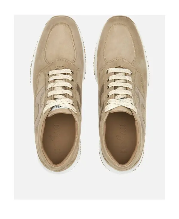 Hogan Interactive Lace-up Sneakers With Logo Detail
