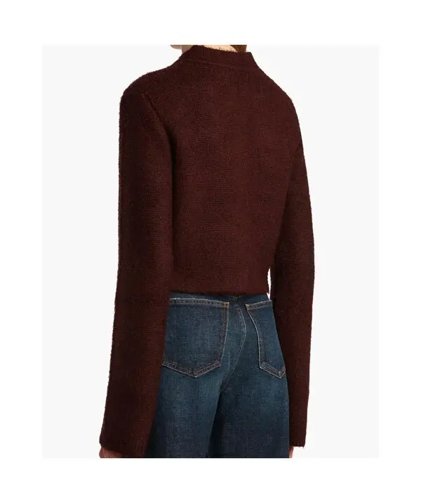 Khaite Cropped Knitted Jacket