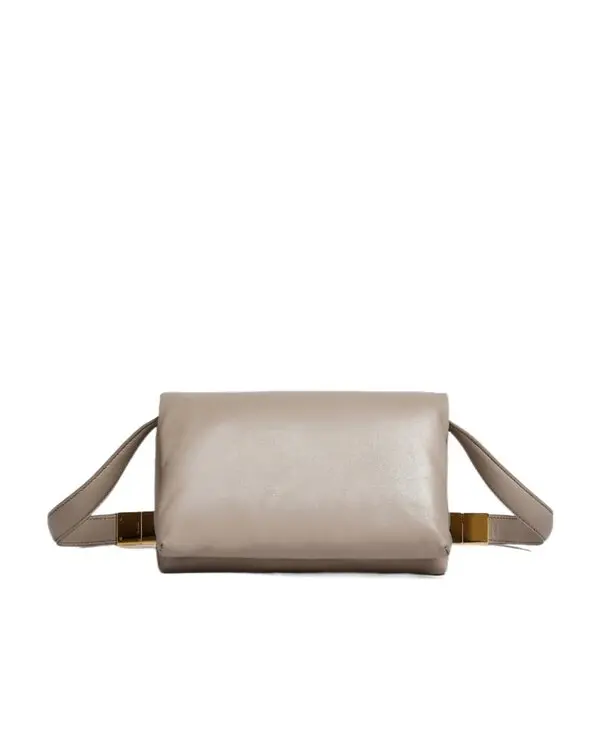 Marni Prisma Padded Small Shoulder Bag - Nude