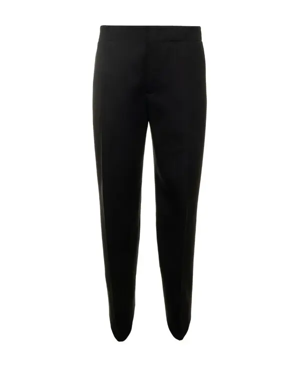 Bottega Veneta Tailored Pants With Curved Cut-out Hem - No