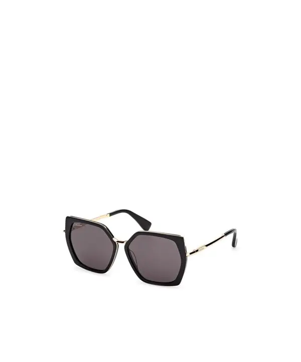 Max Mara Geometric-frame Sunglasses - Gray