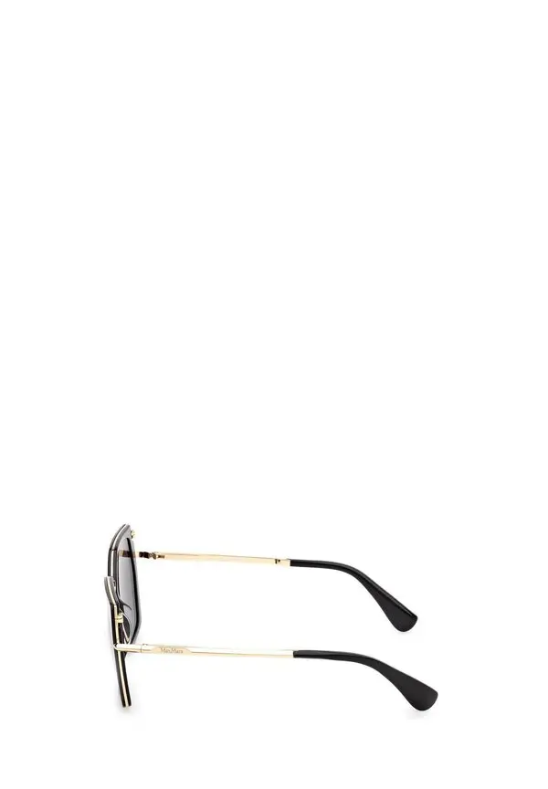 Max Mara Geometric-frame Sunglasses - Gray
