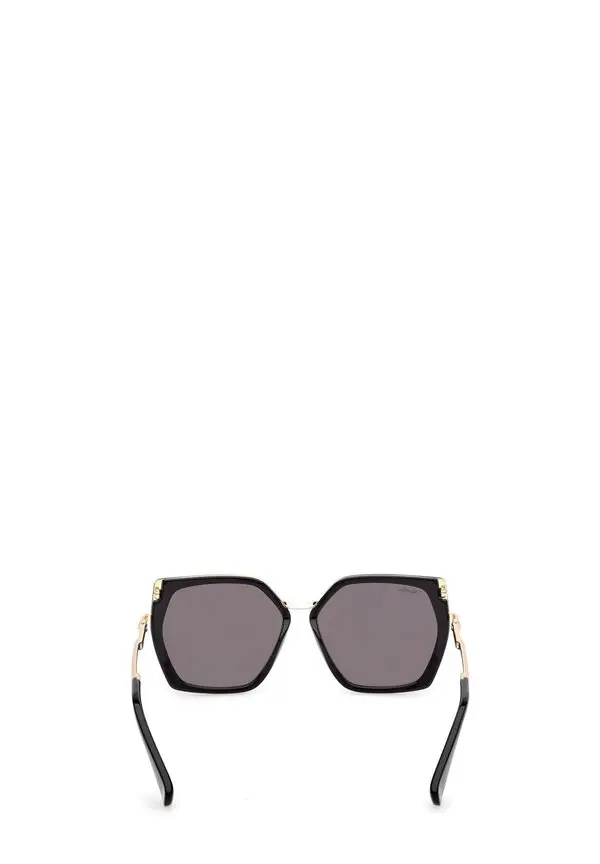 Max Mara Geometric-frame Sunglasses - Gray