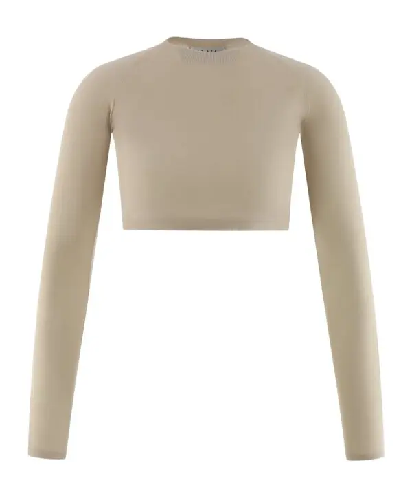 Alaïa Crew Neck Long Sleeve Top