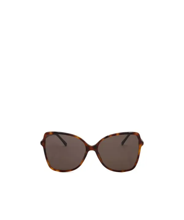 JIMMY CHOO Butterfly Frame Sunglasses - Brown