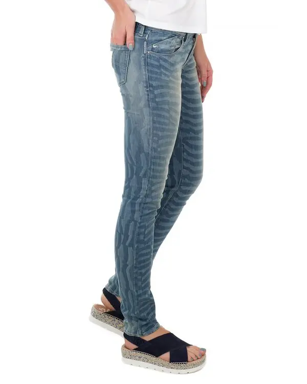 Emporio Armani Logo Print Denim Jeans