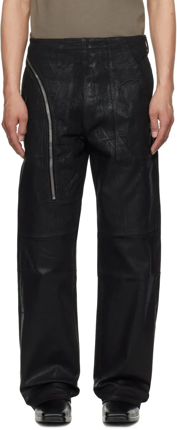 Rick Owens Zipper Detailed Casual Pants