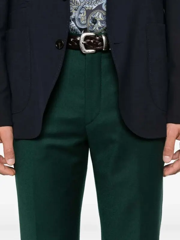 Etro Button Fly Trousers - Black